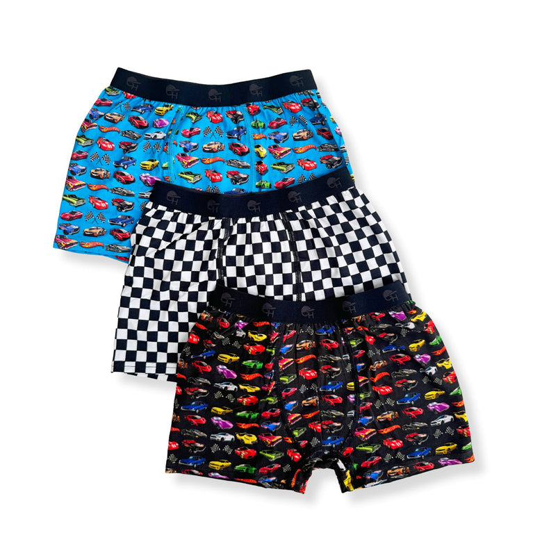 GH Wheels Boxer Briefs | Soft & rad underwear for your boys | George Hats