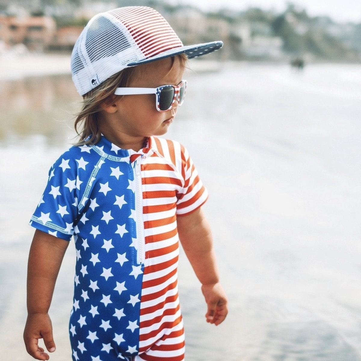 Patriotic Infant Trucker Hat | Kids Snapback Trucker Hats | George Hats