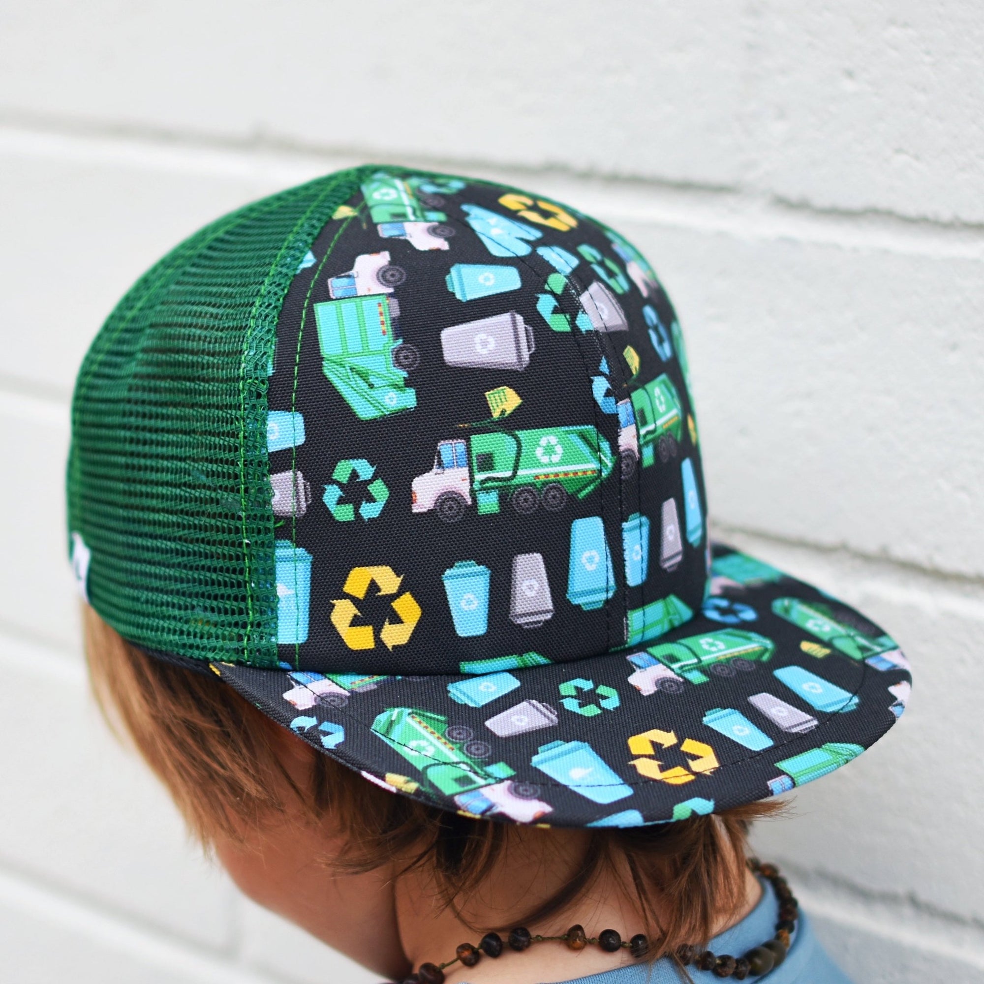 Trash Truck Trucker | Kids Snapback Trucker Hats | George Hats